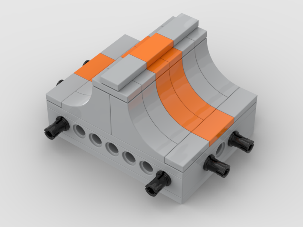 LEGO MOC modular skatepark spine by BEAR MOCS | Rebrickable - Build ...