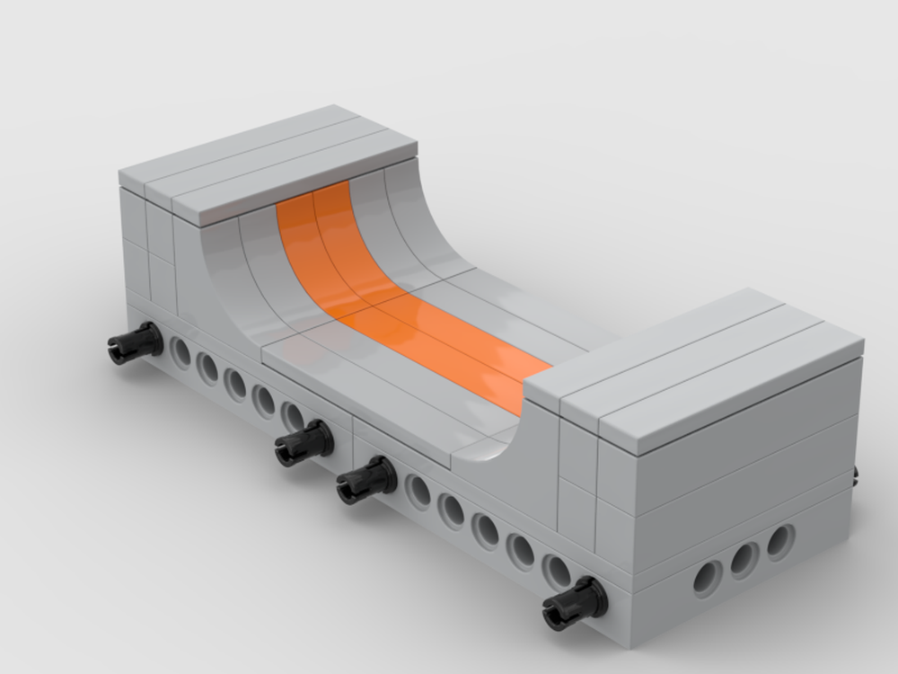 LEGO MOC modular skatepark halfpipe by BEAR MOCS | Rebrickable - Build ...