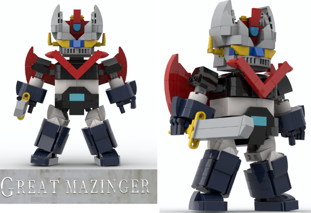 LEGO MOC Lego Great Mazinger SD by Gabryboy80 | Rebrickable - Build ...