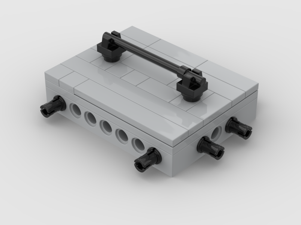 Lego Moc Modular Skatepark Rail By Bear Mocs Rebrickable Build With
