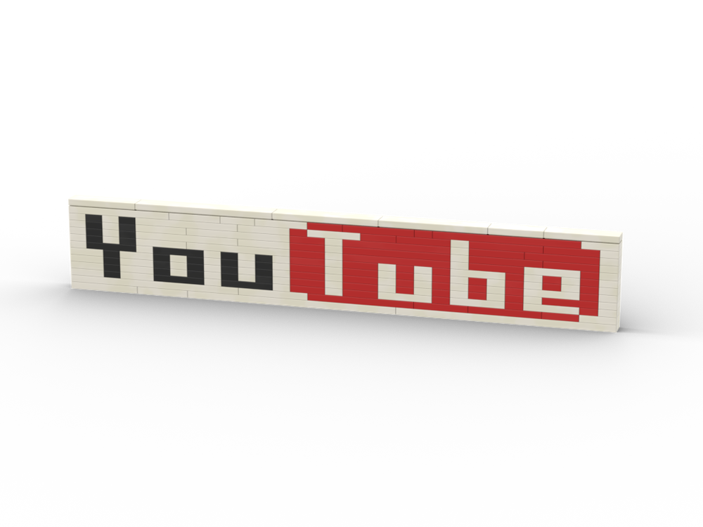 LEGO MOC YouTube logo by 10greg | Rebrickable - Build with LEGO