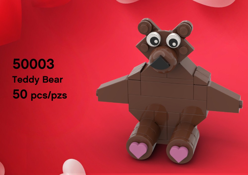 LEGO MOC Teddy Bear by BlackerBricks | Rebrickable - Build with LEGO