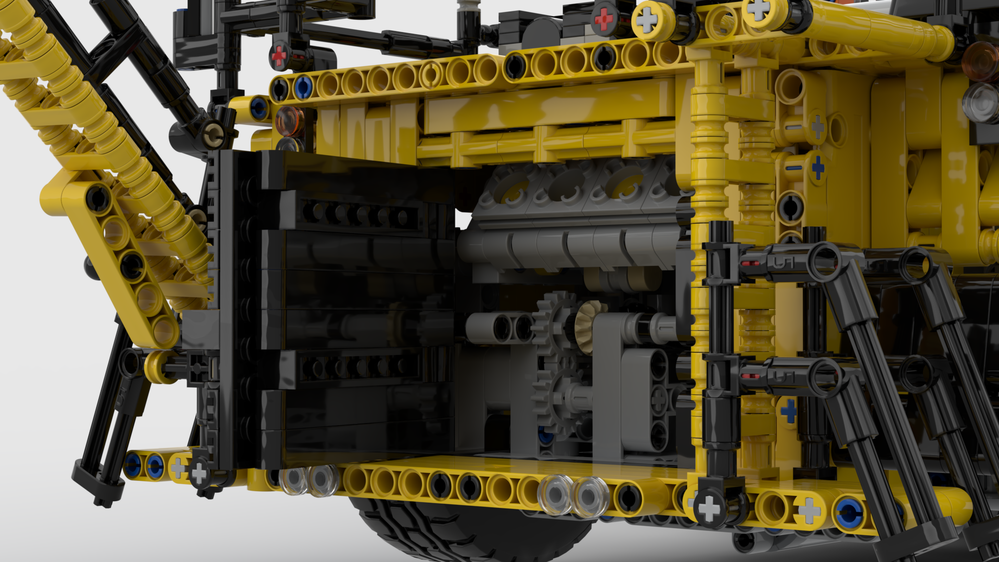 LEGO MOC RC Mining Dump Truck, Muldenkipper by Domi333555 | Rebrickable ...
