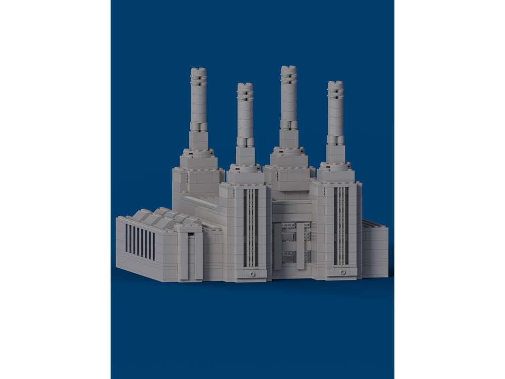 LEGO MOC 21050 Battersea Power Station by tomclarke | Rebrickable ...