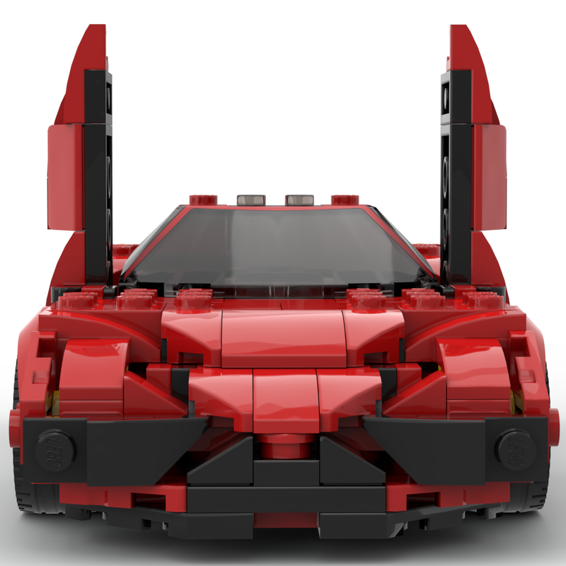 LEGO MOC 76895 Ferrari Enzo V2 by Dujk | Rebrickable - Build with LEGO