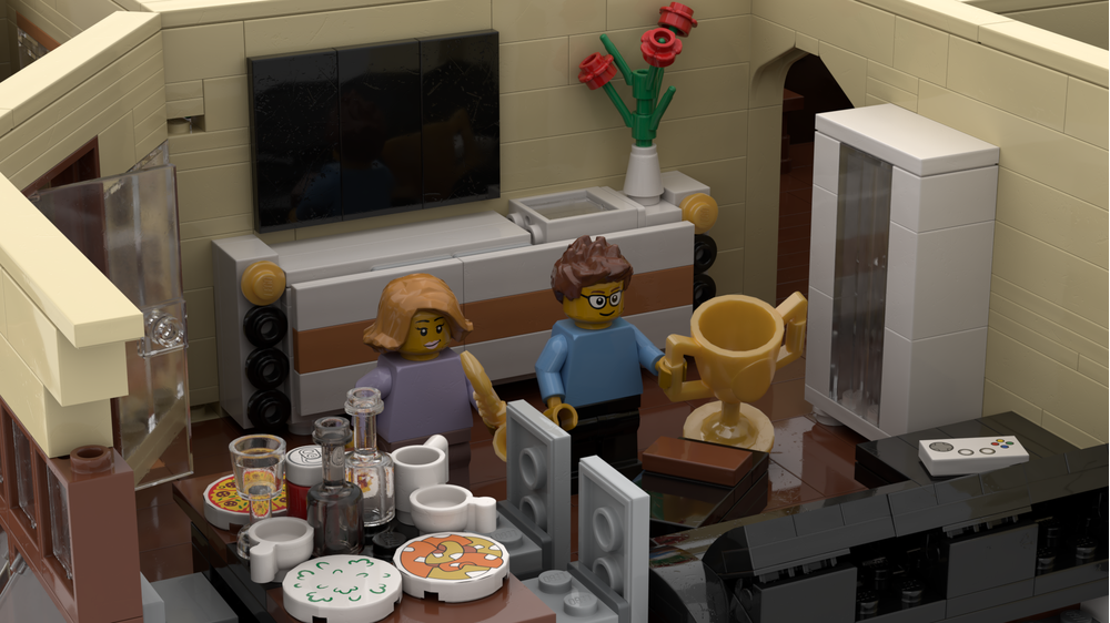 LEGO MOC Flat with fully interior decoration by _Maximilian_ ...