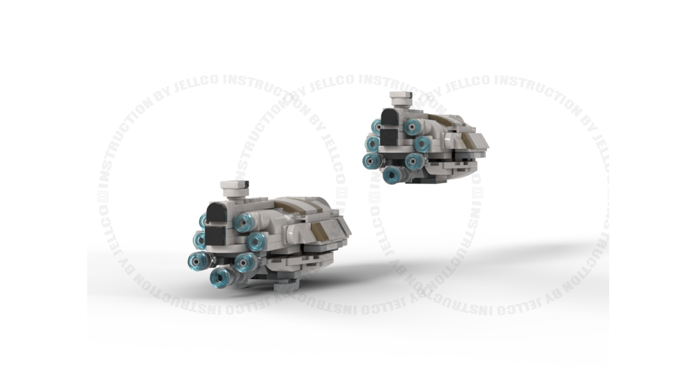 LEGO MOC Micro GR-75 medium transport : new version by jellco ...