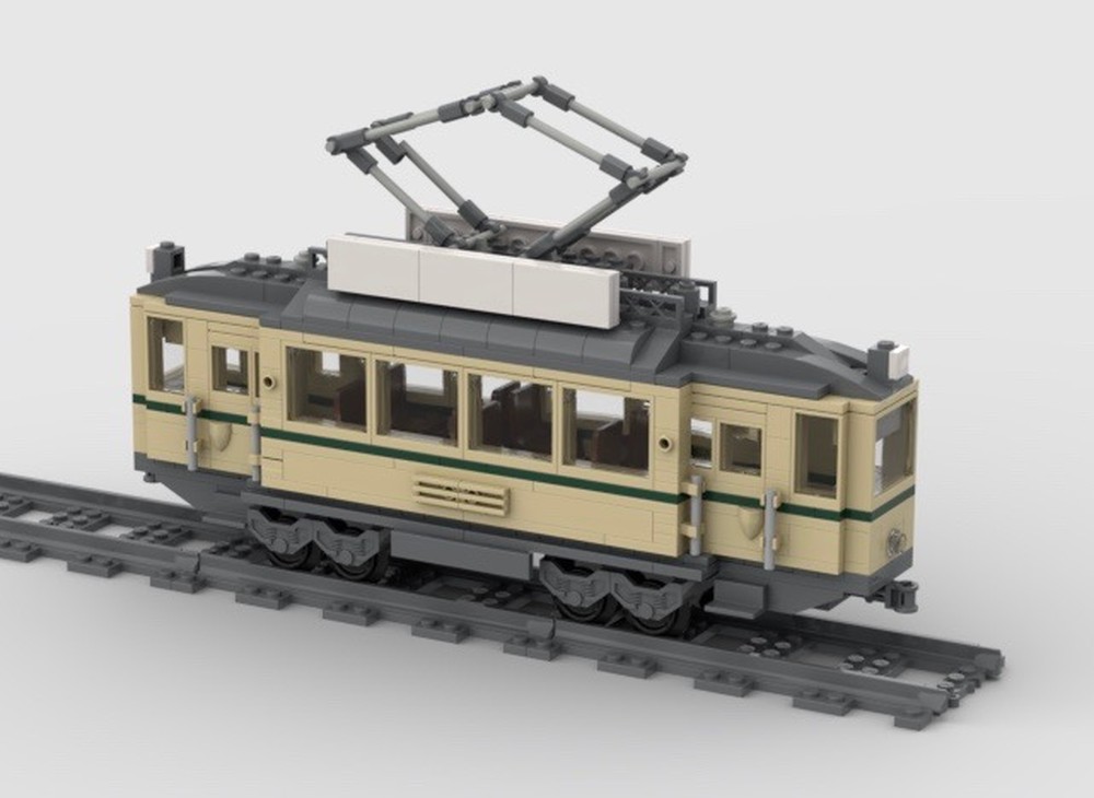 LEGO MOC German 50s Streetcar/Strassenbahn by dan_brix | Rebrickable ...