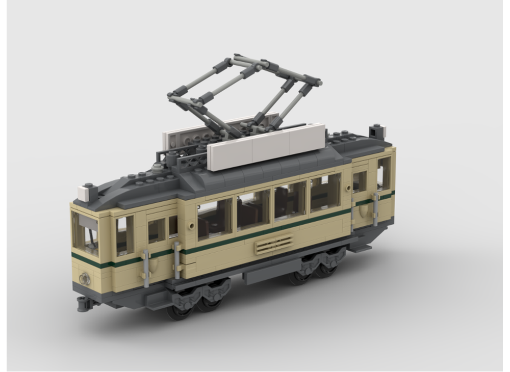 LEGO MOC German 50s Streetcar/Strassenbahn by dan_brix | Rebrickable ...