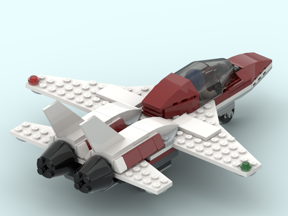 LEGO MOC Jet fighter by Friendly Orc | Rebrickable - Build with LEGO