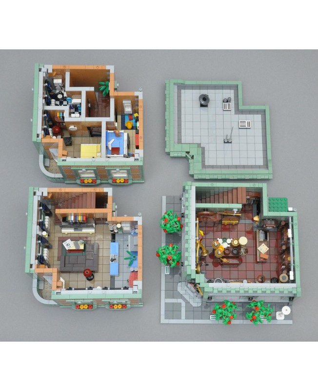 LEGO MOC Modular Antique Shop by peedeejay | Rebrickable - Build with LEGO