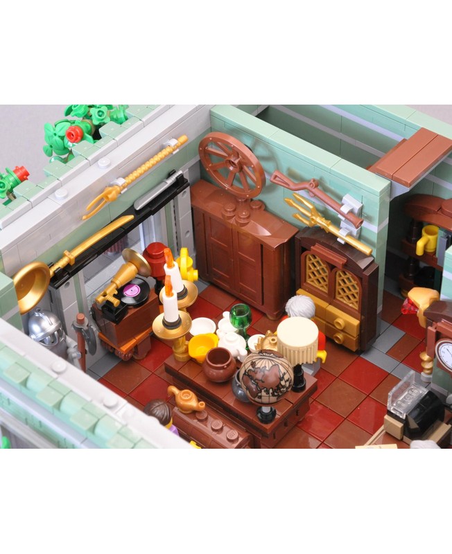 LEGO MOC Modular Antique Shop by peedeejay | Rebrickable - Build with LEGO