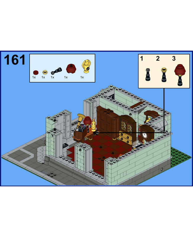 LEGO MOC Modular Antique Shop by peedeejay | Rebrickable - Build with LEGO