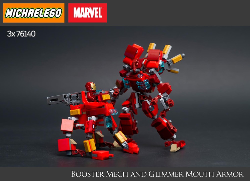 LEGO MOC Booster Mech and Glimmer Mouth Armor : 3x 76140 by ...