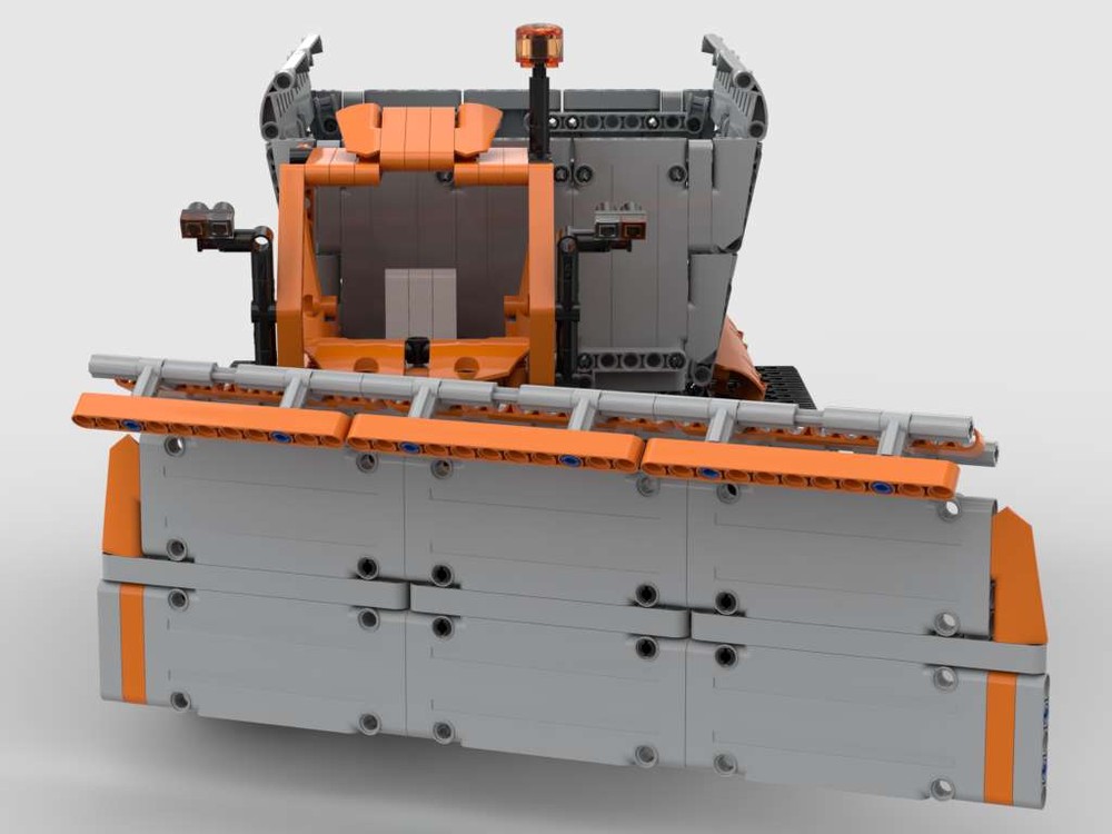 LEGO MOC Tracked Snow Plow by Don_Santos | Rebrickable - Build with LEGO