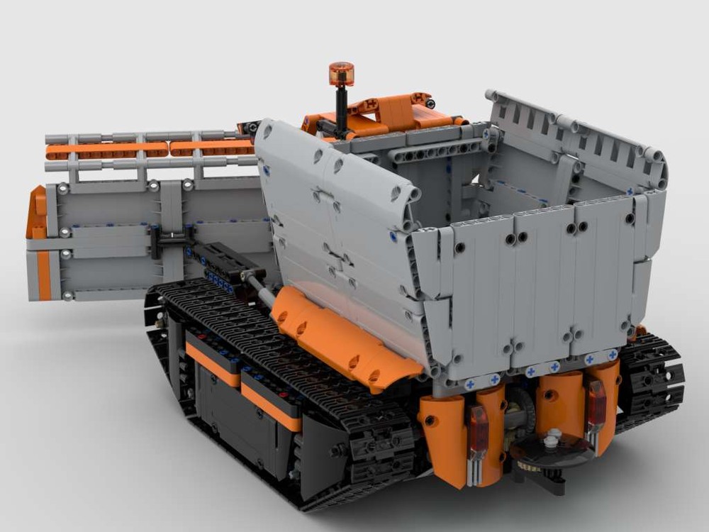LEGO MOC Tracked Snow Plow by Don_Santos | Rebrickable - Build with LEGO