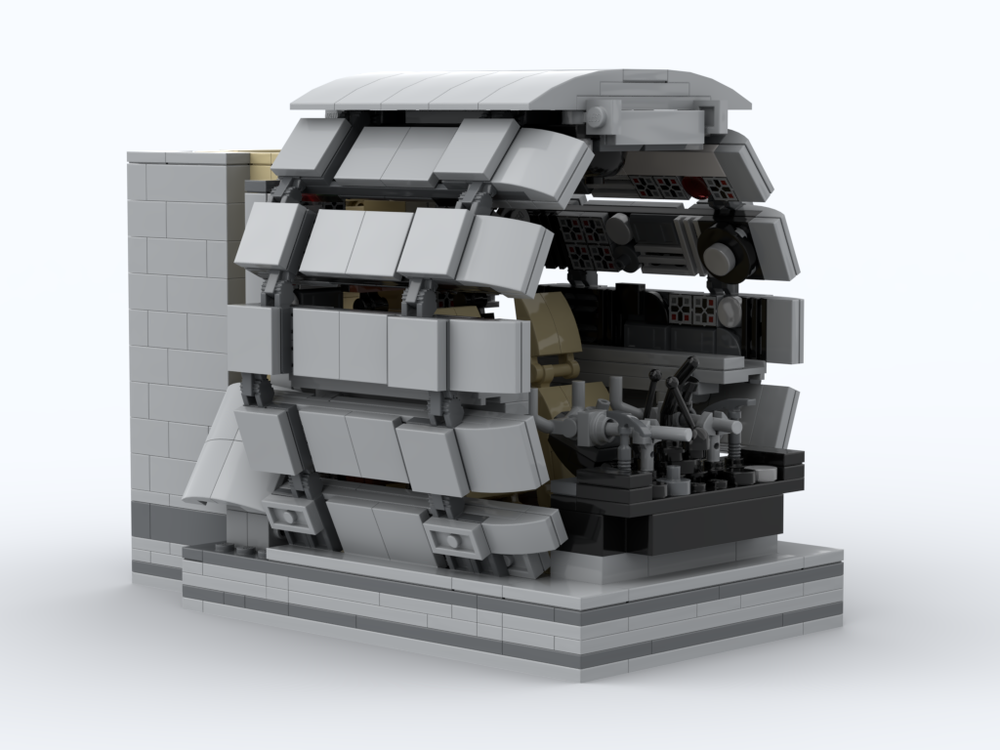 LEGO MOC Falcon Cockpit by chrisn48 | Rebrickable - Build with LEGO