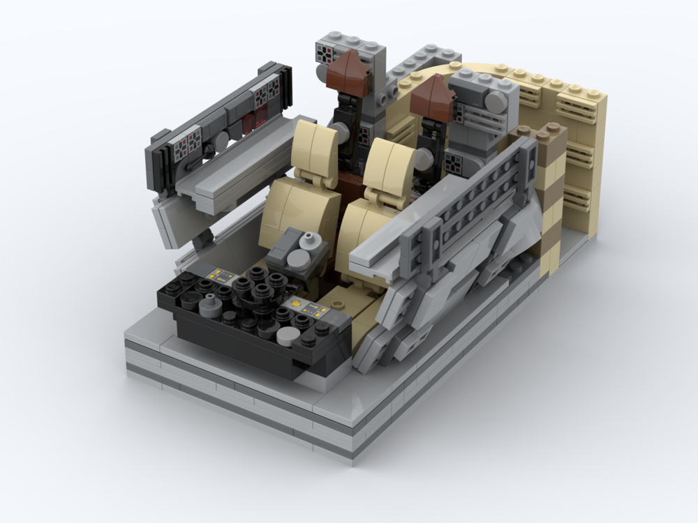 LEGO MOC Falcon Cockpit by chrisn48 | Rebrickable - Build with LEGO