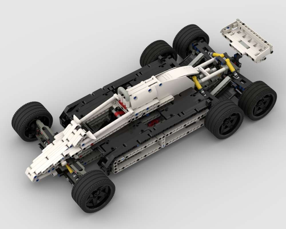 LEGO MOC F1 six wheeler by EricMunsters | Rebrickable - Build with LEGO