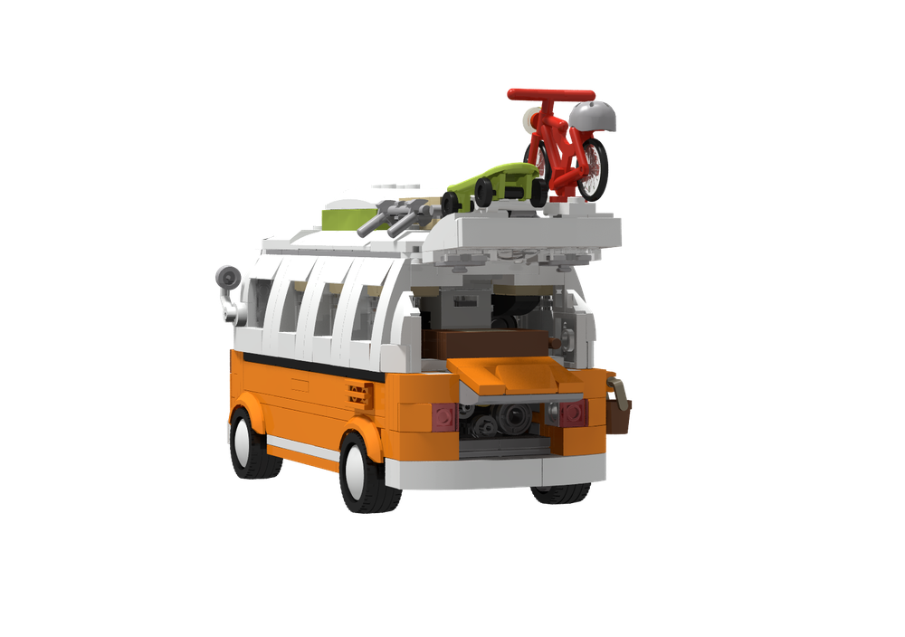 LEGO MOC Campervan [Minifigure Scale] [Orange Color] by ohsojang ...