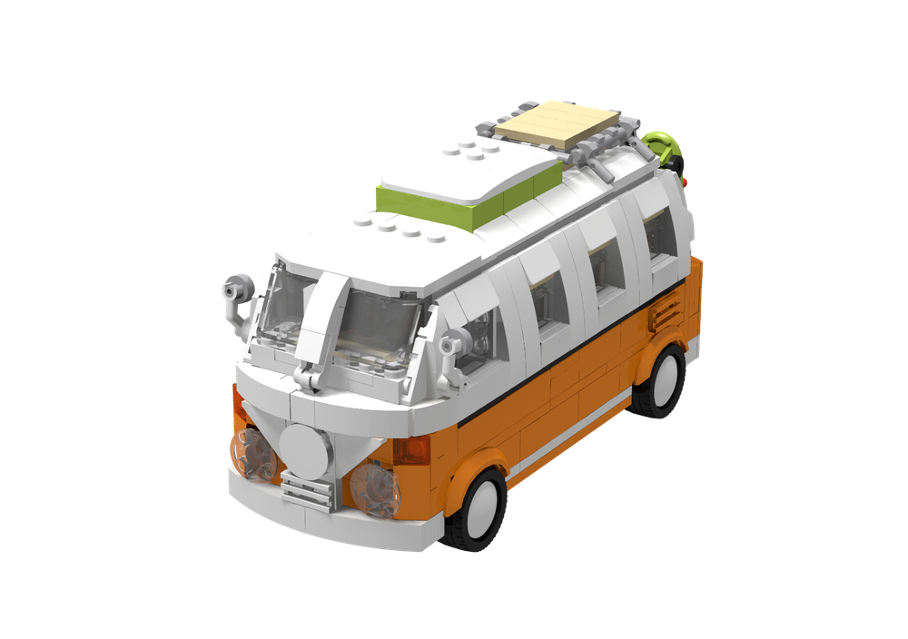 LEGO MOC Campervan [Minifigure Scale] [Orange Color] by ohsojang ...
