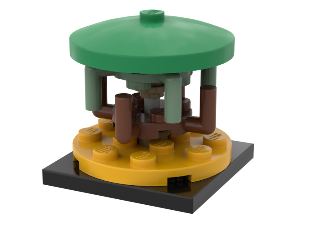 LEGO MOC 8-piece Carousel by LegoOri | Rebrickable - Build with LEGO