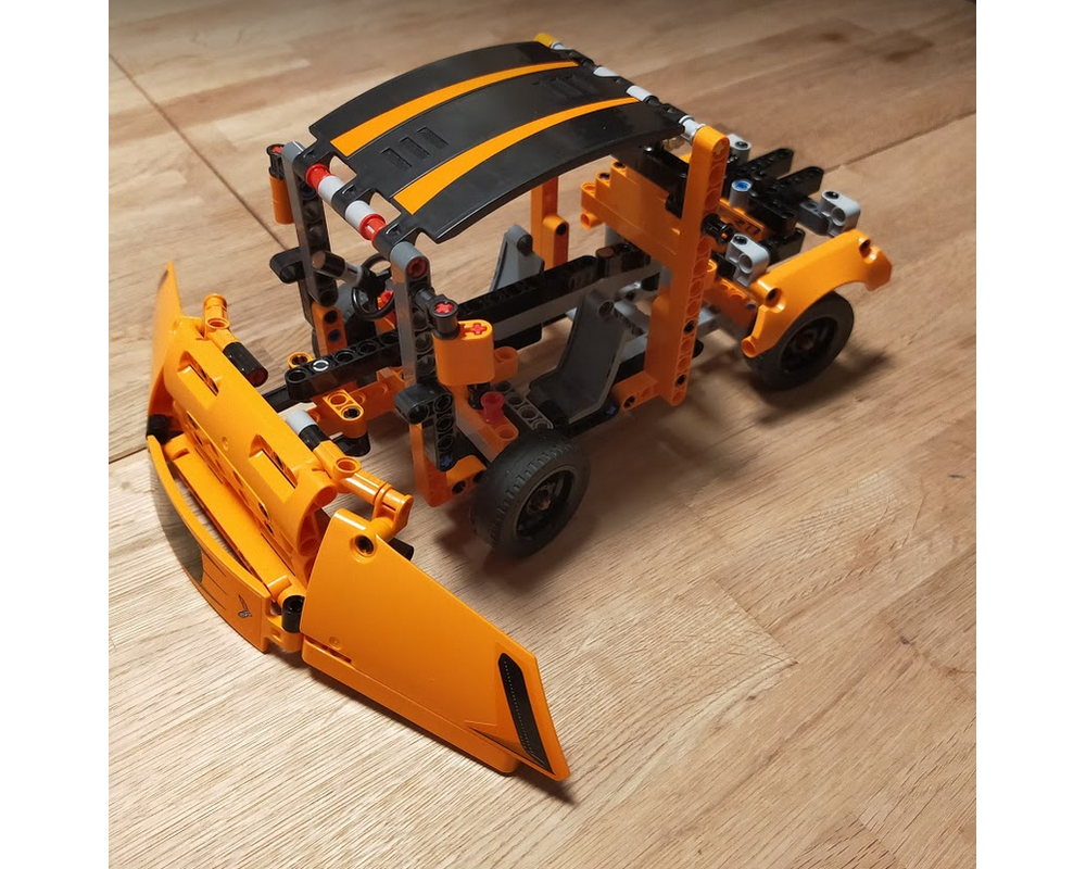 LEGO MOC Snowplough with 4 steering wheels by Laurezia | Rebrickable ...