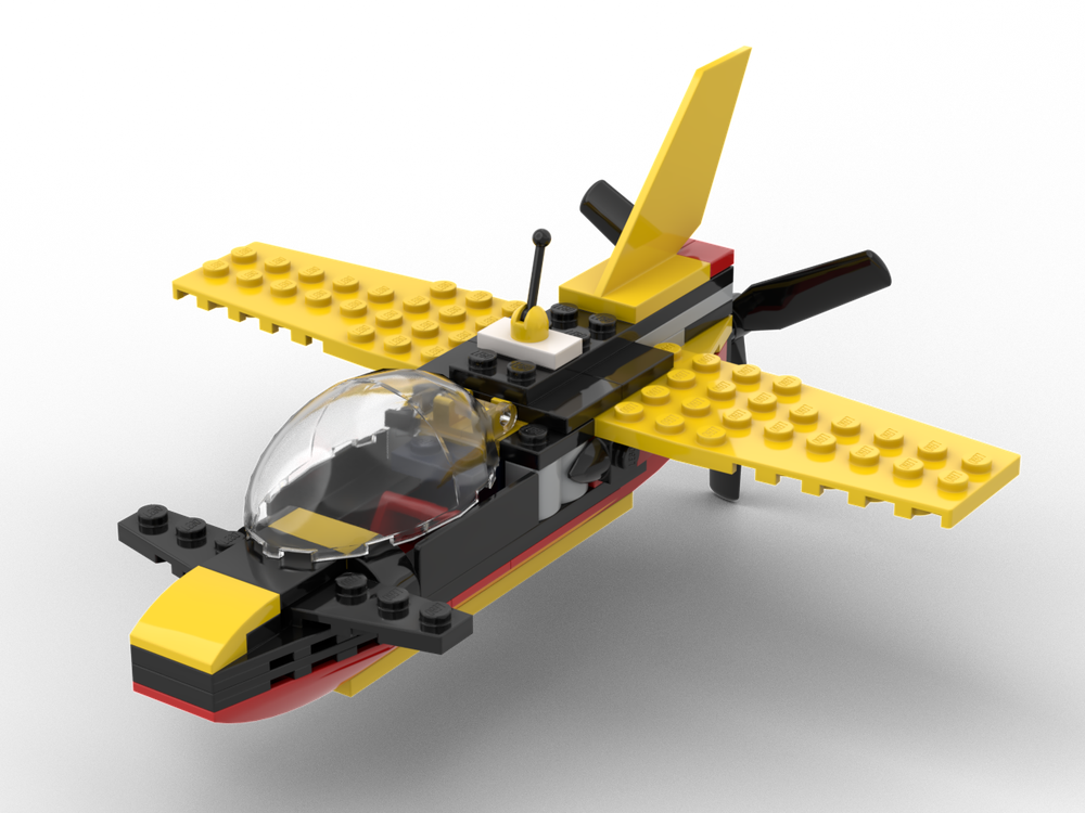 Lego Moc 60144 Canard Wing Plane By Lautinus Rebrickable Build With