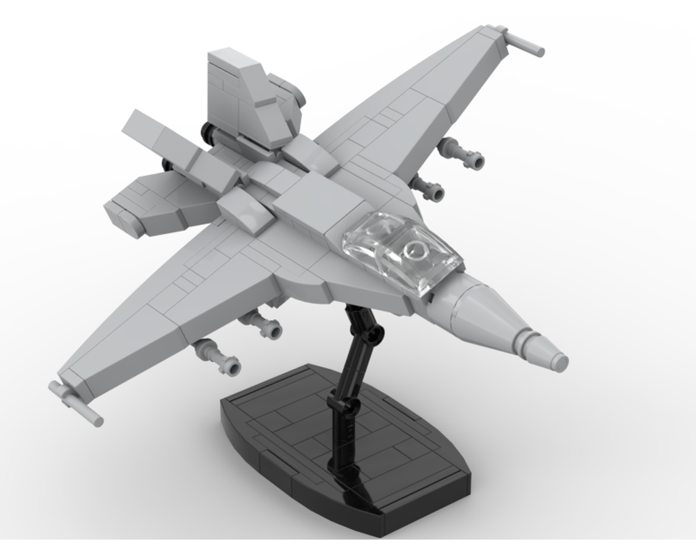 LEGO MOC Micro F-18 Super Hornet by Serenity | Rebrickable - Build with ...
