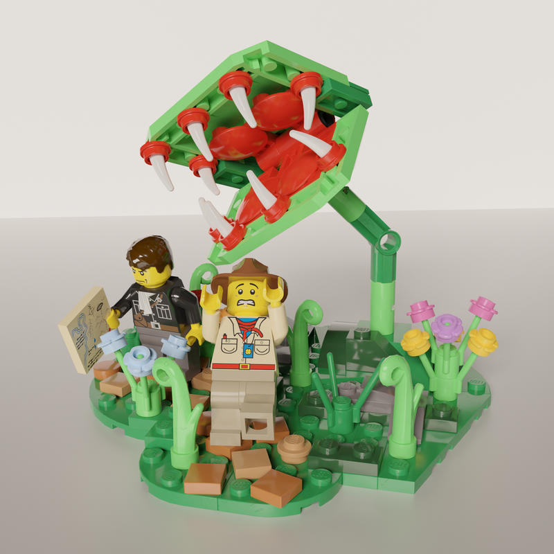 LEGO MOC Venus Fly Trap by ClassyWeasel | Rebrickable - Build with LEGO