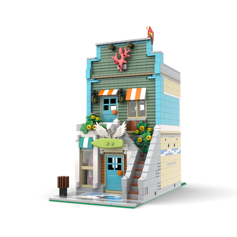 LEGO MOC Modular The Surf Shop & The "Coral" Bar by HannibalJoost ...