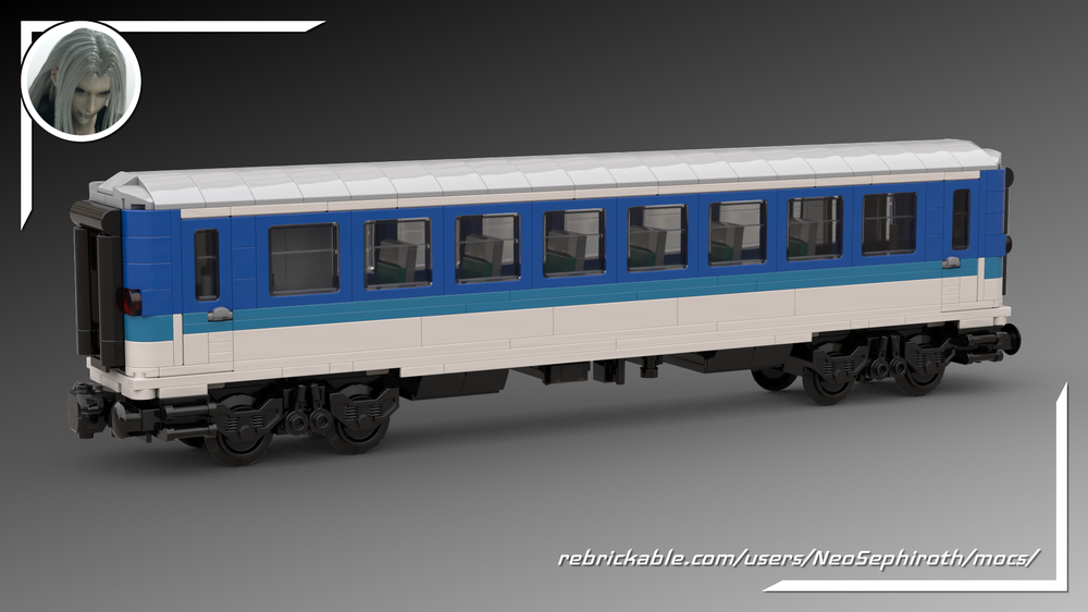Lego Moc Db Interregio Passenger Wagon By Neosephiroth Rebrickable