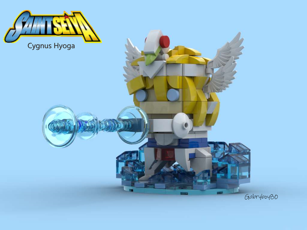 LEGO MOC Brickheadz Cygnus(Hyoga) -Saint Seiya- by Gabryboy80 ...