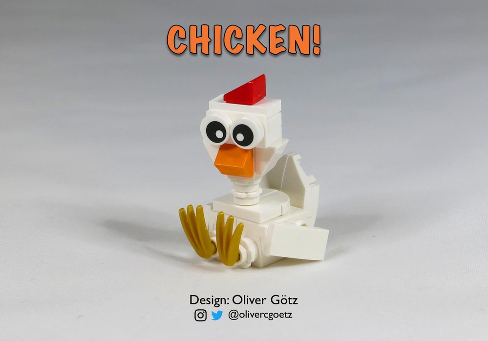 LEGO MOC Funny Birds: Chicken by olivercgoetz | Rebrickable - Build ...