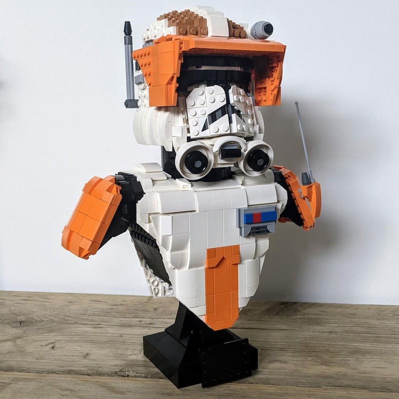 LEGO MOC Lego Commander Cody (Phase 2) Bust MOC by glenn_tanner55 ...
