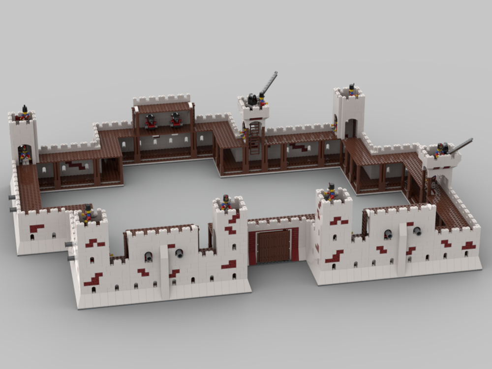 LEGO MOC Modular fort by HarryBerning | Rebrickable - Build with LEGO