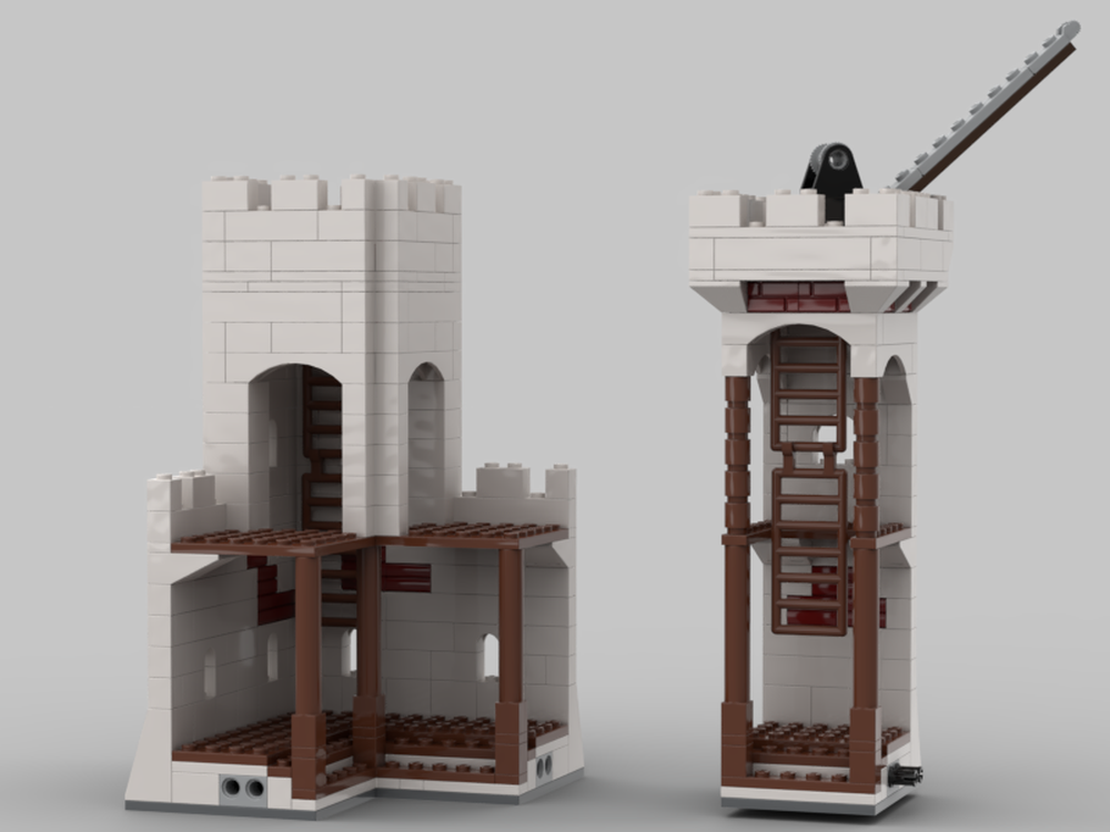 LEGO MOC Modular fort by HarryBerning | Rebrickable - Build with LEGO