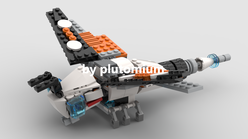 LEGO MOC Mothra (LEGO 31034 Alternate) by pluTOMium | Rebrickable ...