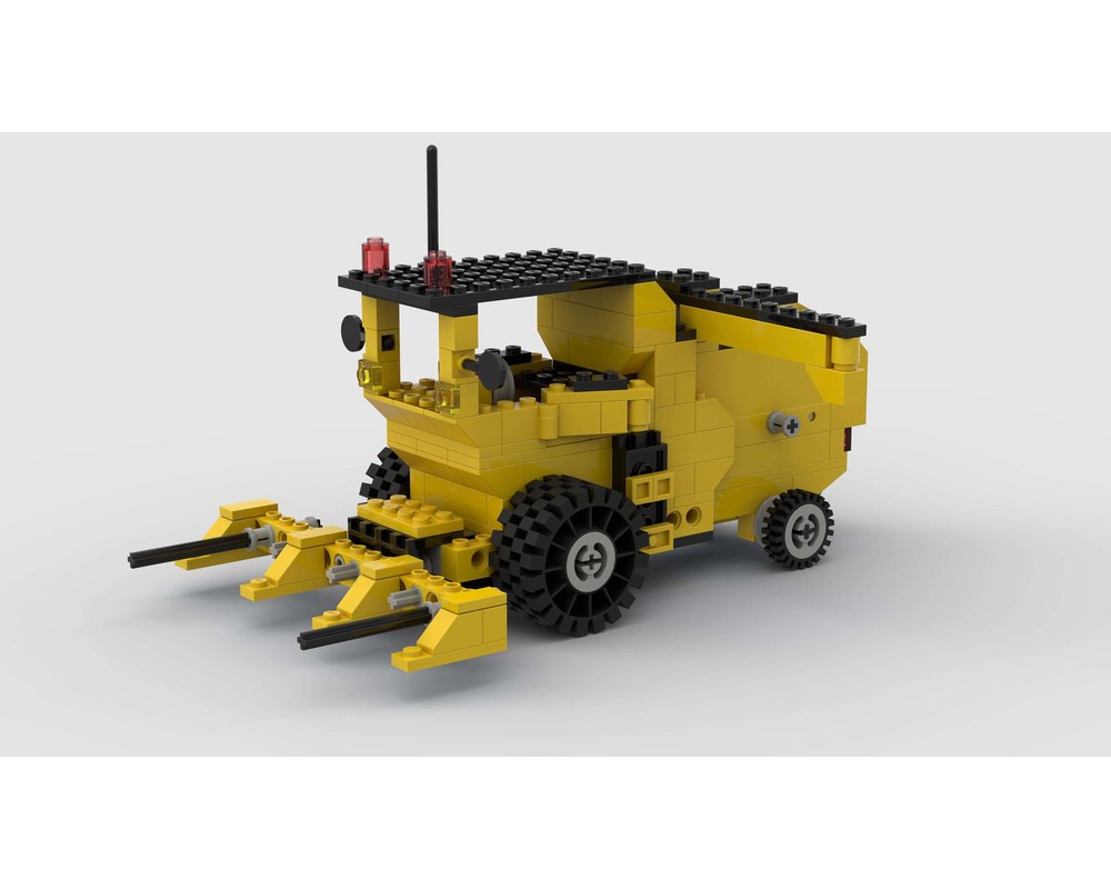 LEGO MOC 744 combine harvester by banati68 | Rebrickable - Build with LEGO