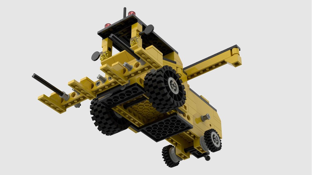 LEGO MOC 744 combine harvester by banati68 | Rebrickable - Build with LEGO