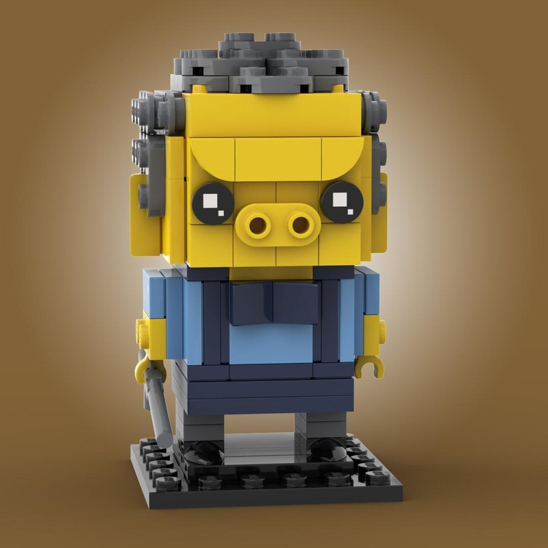 LEGO MOC Moe The Simpsons by custominstructions | Rebrickable - Build ...