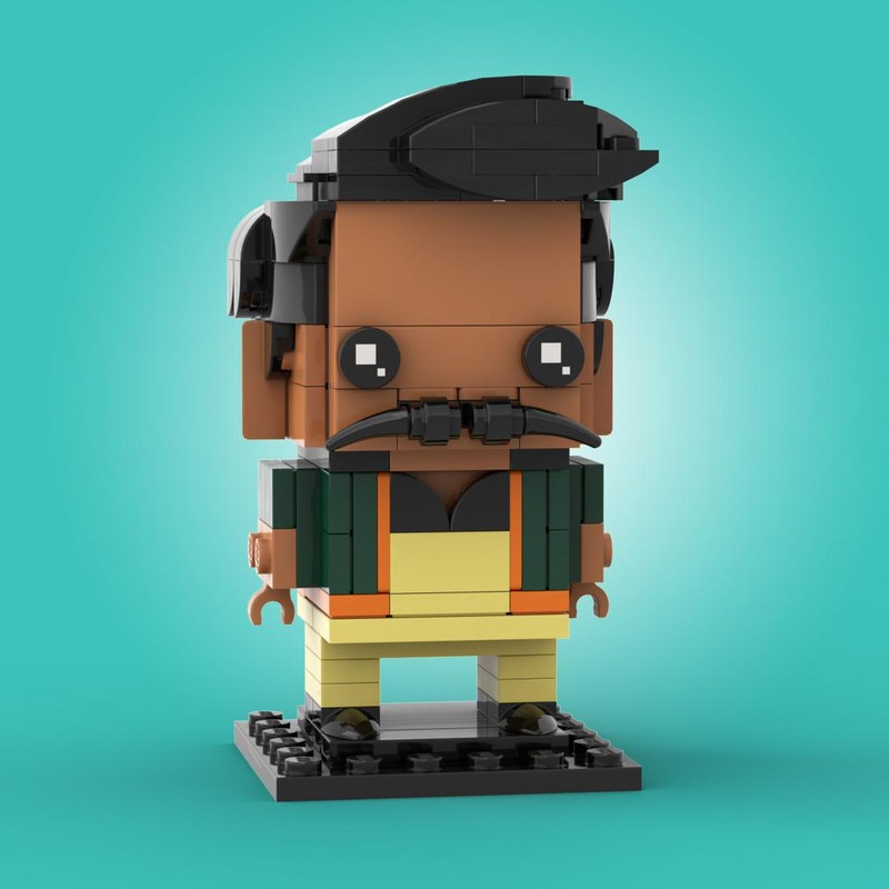 LEGO MOC Apu The Simpsons by custominstructions | Rebrickable - Build ...