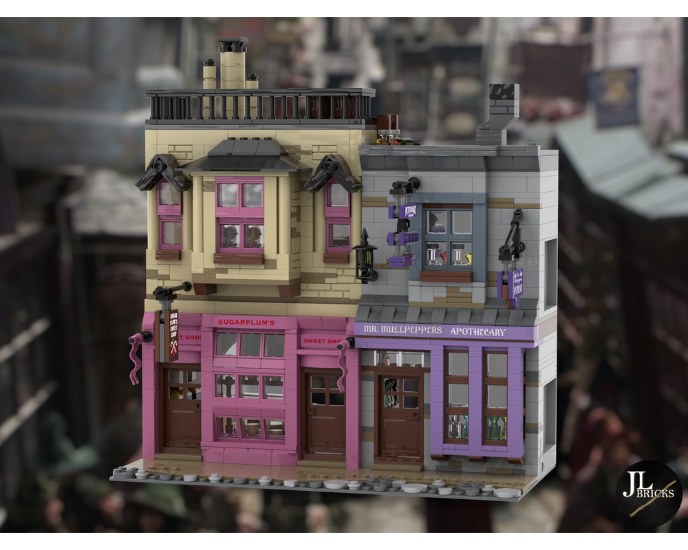 LEGO MOC Sugarplum’s Sweet Shop & Mr Mullpepper’s Apothecary by JL ...