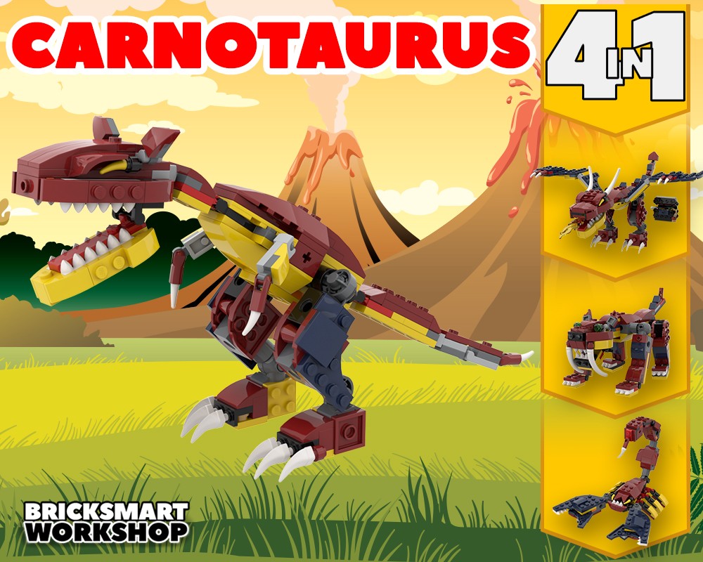 LEGO MOC Carnotaurus 31102 Alternate by bricksmartworkshop ...