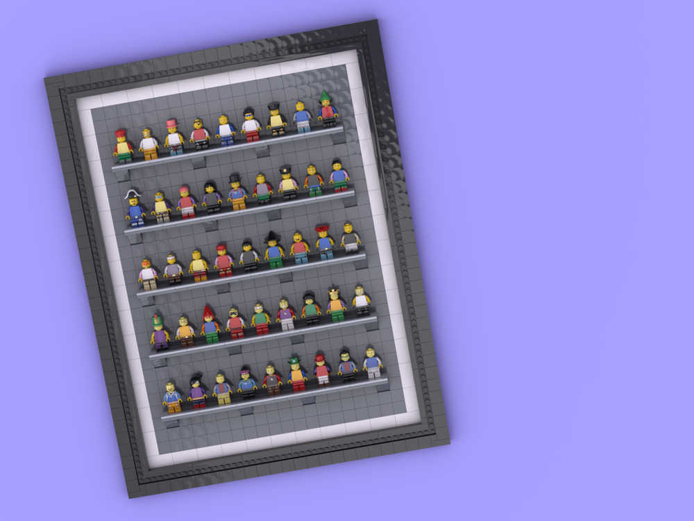 LEGO MOC Minifigures Frame by arnedielis | Rebrickable - Build with LEGO