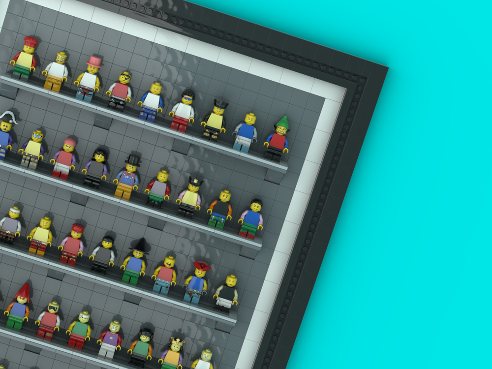 LEGO MOC Minifigures Frame by arnedielis | Rebrickable - Build with LEGO