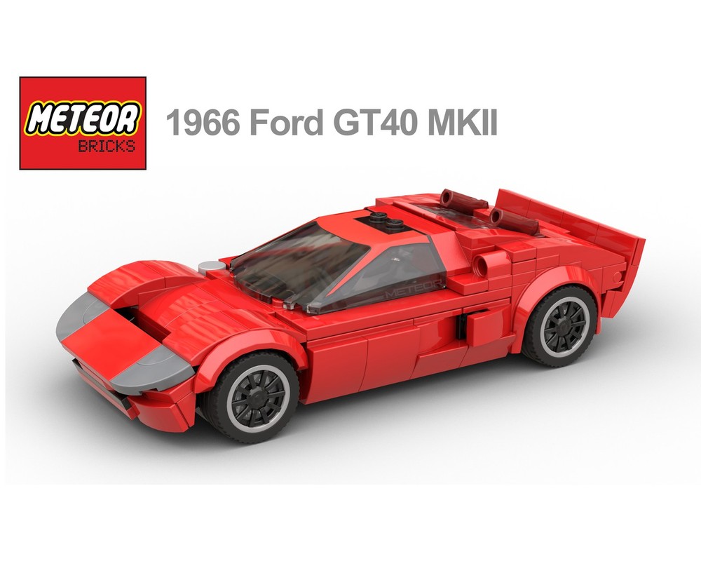 LEGO MOC 1966 Ford GT40 MKII by meteorbricks | Rebrickable - Build with ...