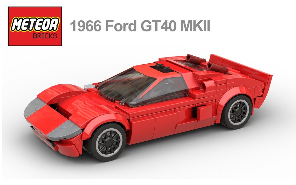 LEGO MOC 1966 Ford GT40 MKII by meteorbricks | Rebrickable - Build with ...