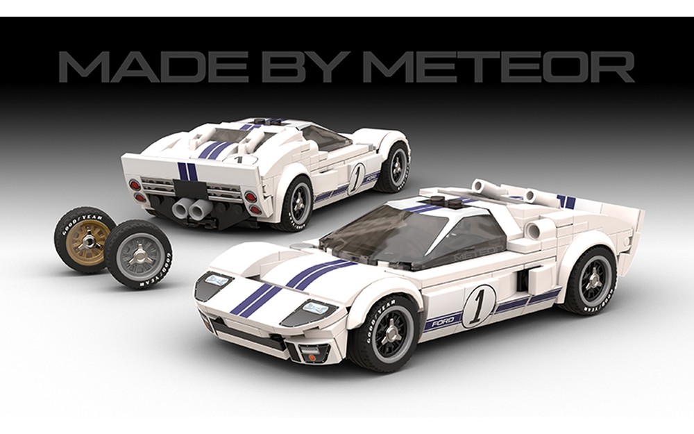 LEGO MOC 1966 Ford GT40 MKII by meteorbricks | Rebrickable - Build with ...