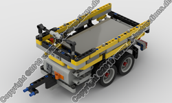 LEGO MOC-4814 LOWBOY-Trailer compatible with Lucio's Tractor Truck ...